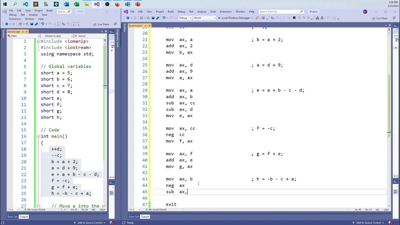 CIS2420 - Microprocessor Assembly Language - Activity 06 - YouTube