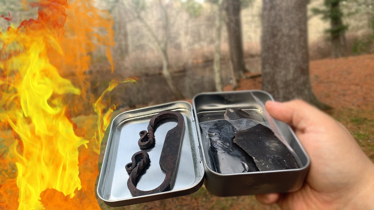 Using flint to start a fire? Testing new Bushcraft / survival fire ...