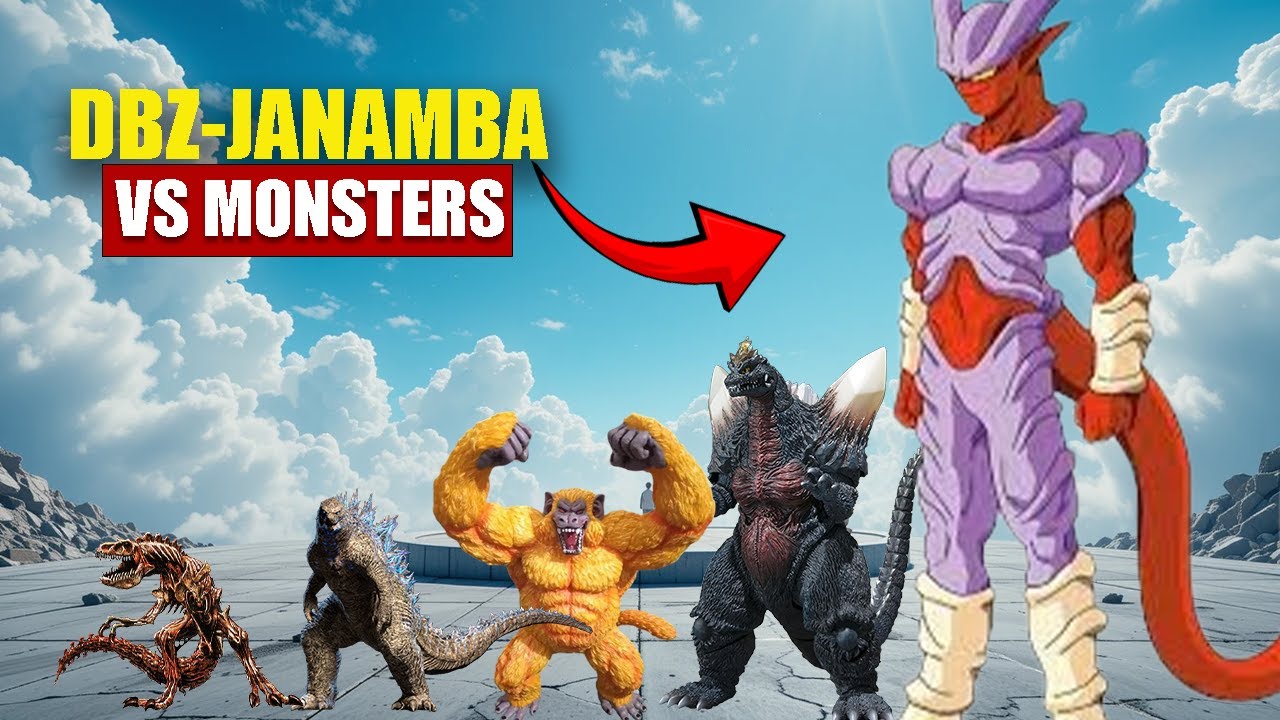 DBZ Janemba vs Giant Monsters | 3D Monsters Size Comparison 2025 - YouTube