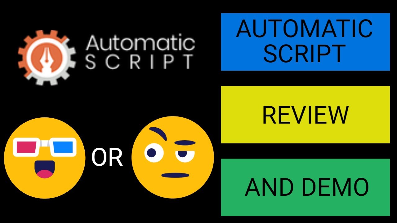 🔥 Automatic Script 🔥 Simple And Automated Script Creation Software Honest Review And Demo
