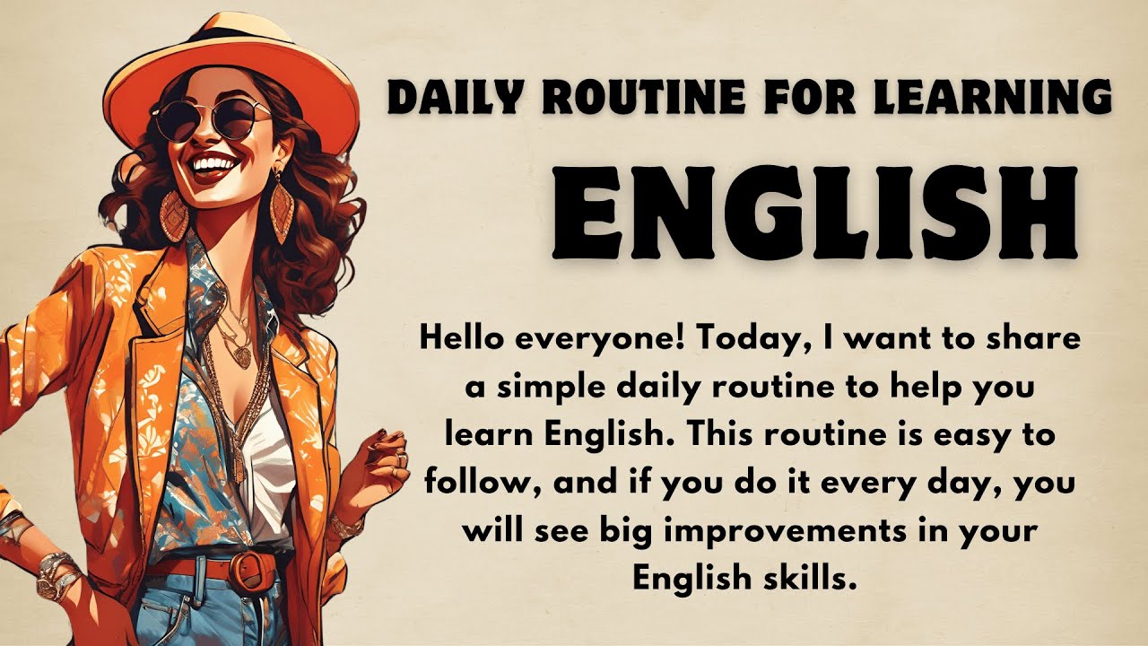 Simple Daily Routine for Learning English | Graded Reader | Speak ...