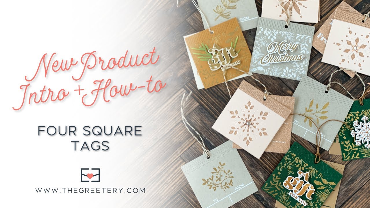 New Product Intro + How-to: Four Square Tags - YouTube