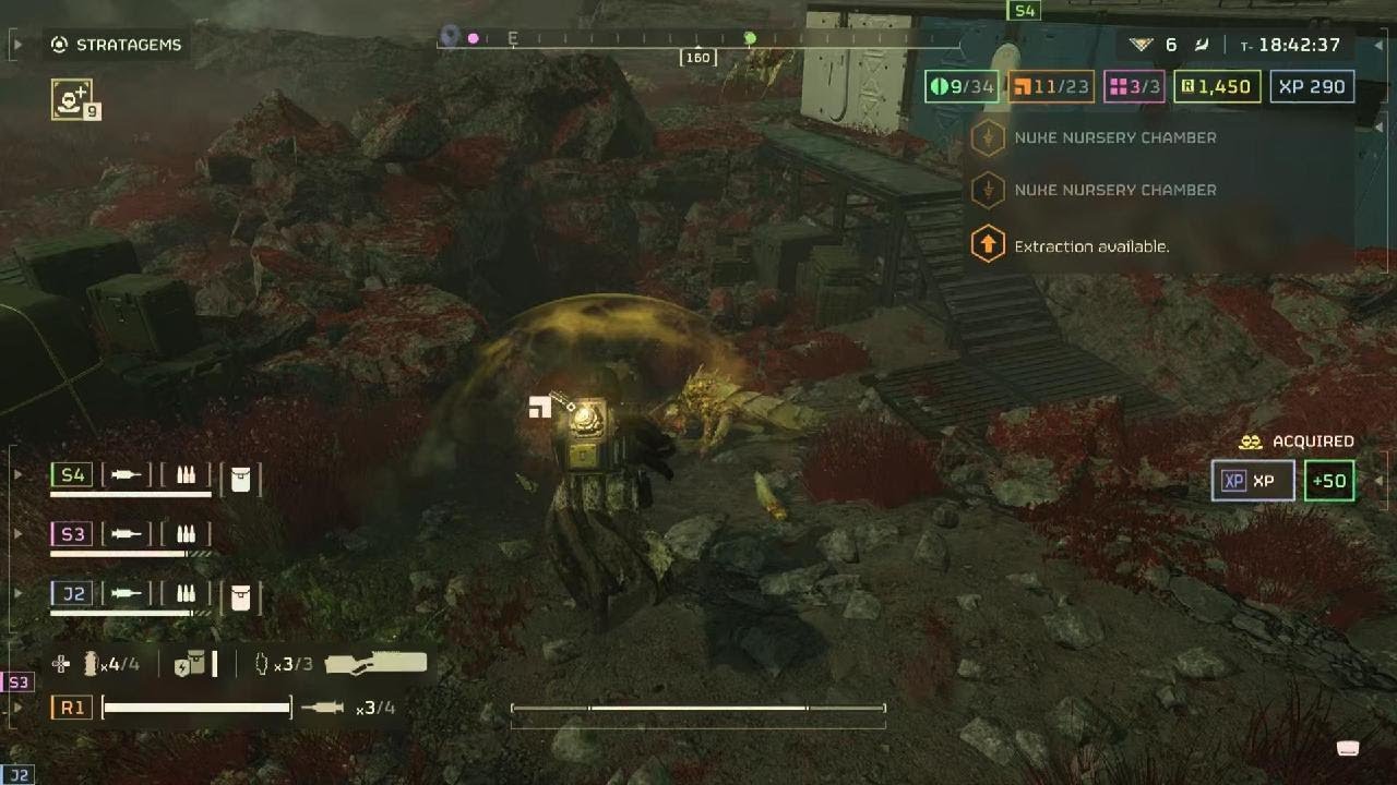 HELLDIVERS 2 Difficulty 6 Extraction Hell - YouTube