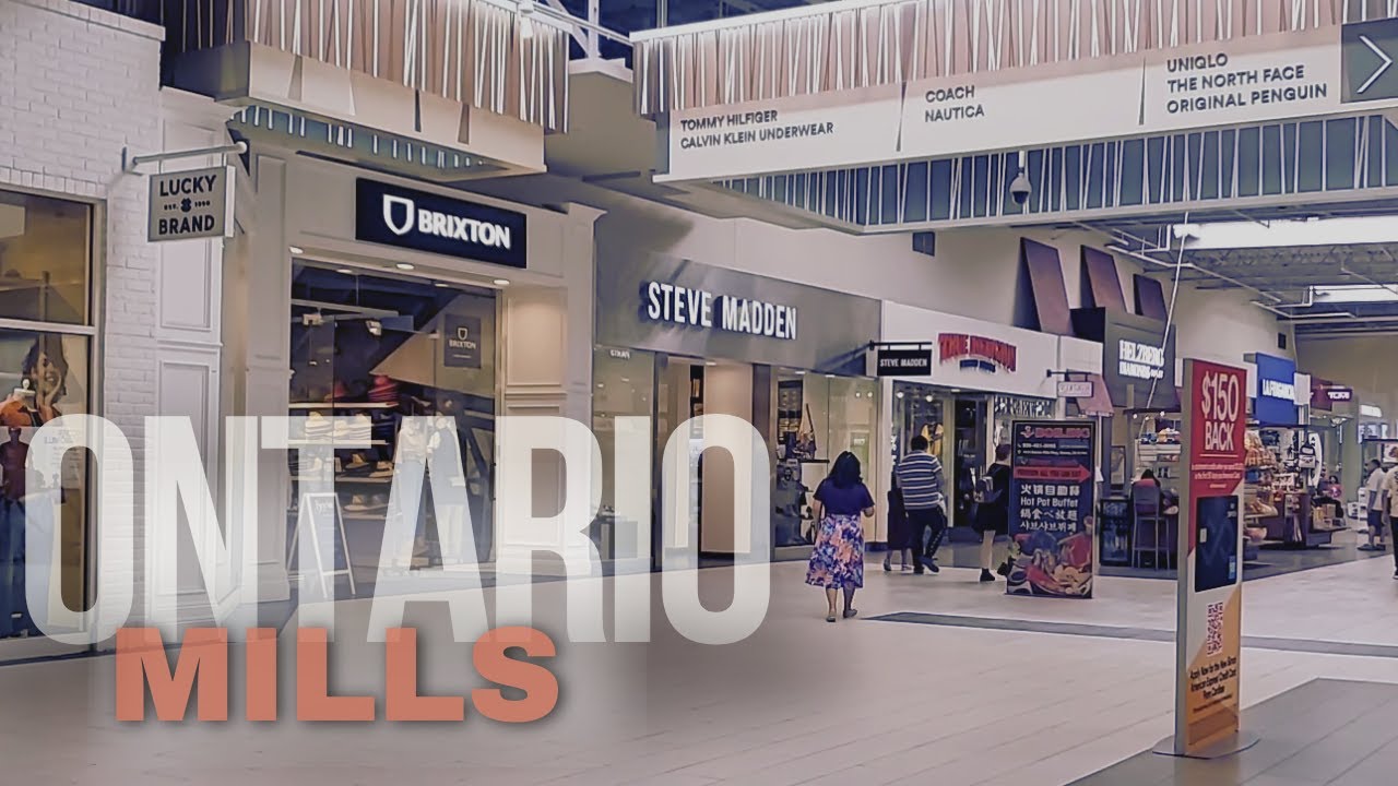 Ontario Mills Mall Walk Tour YouTube