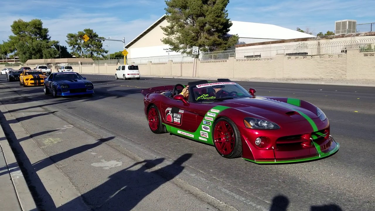 SEMA Ignited 2018 OPTIMA Racing Series Cars - YouTube