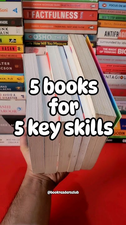 5 books to learn 5 important skills | best books to read in 2024 # ...
