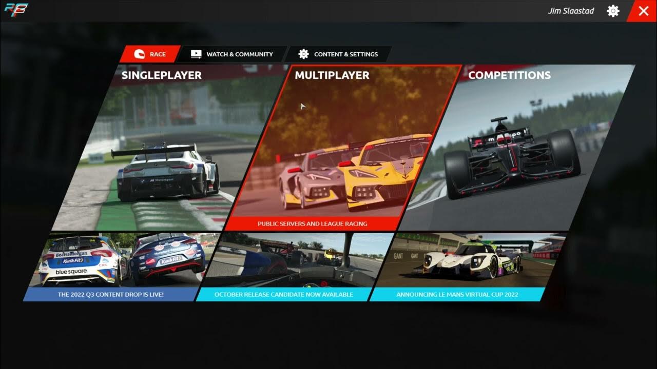 Rfactor 2 FFB setting for (2022 & 2023) - YouTube