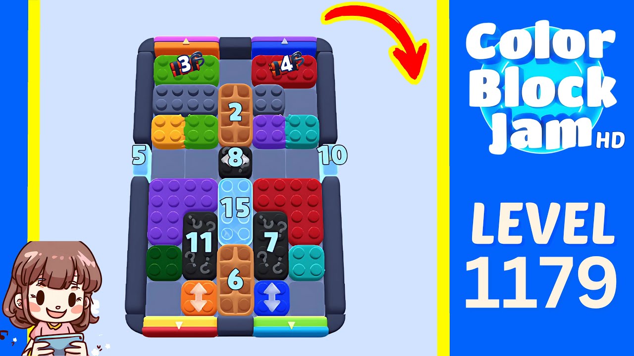Color Block Jam Level 1179 Solution Walkthrough - YouTube