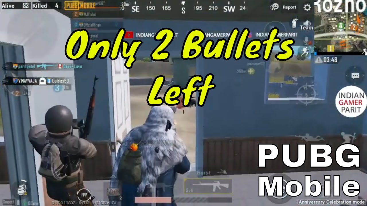 I Only Had 2 Bullets Left || PUBG Mobile || Indian Gamer Parit - YouTube