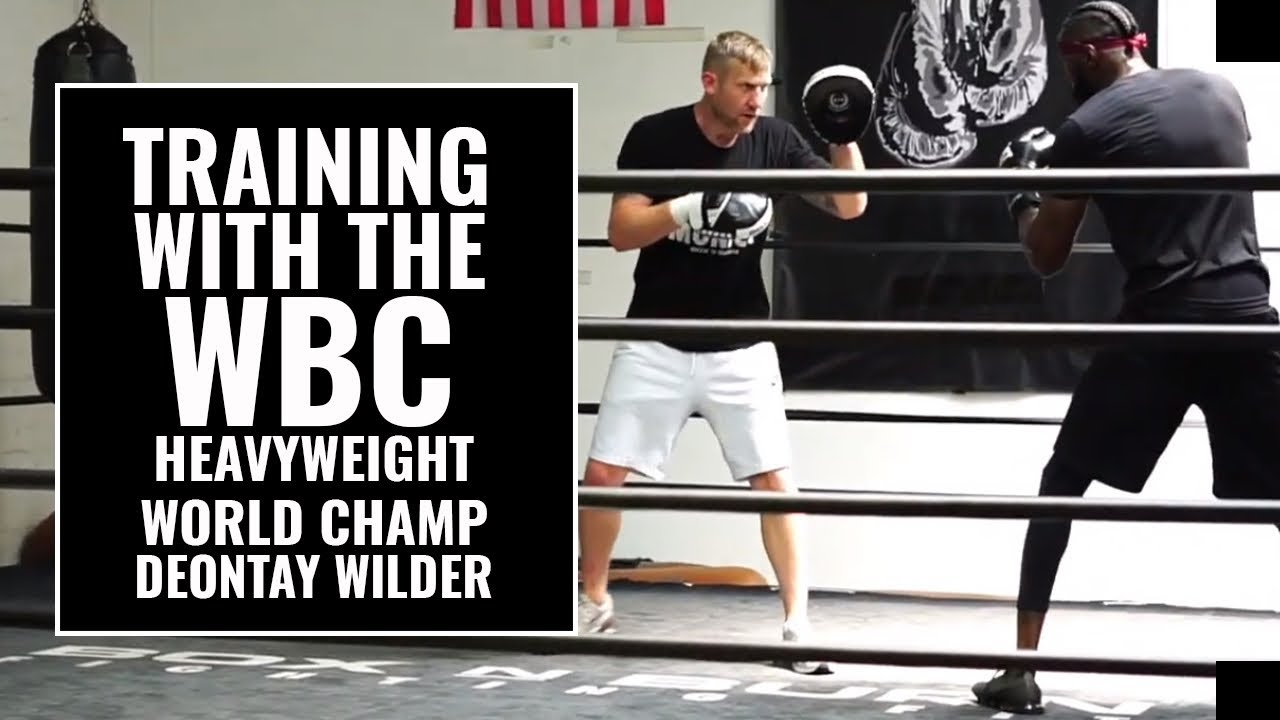 WBC Heavyweight World Champ training with Tony Jeffries in Box 'N Burn ...
