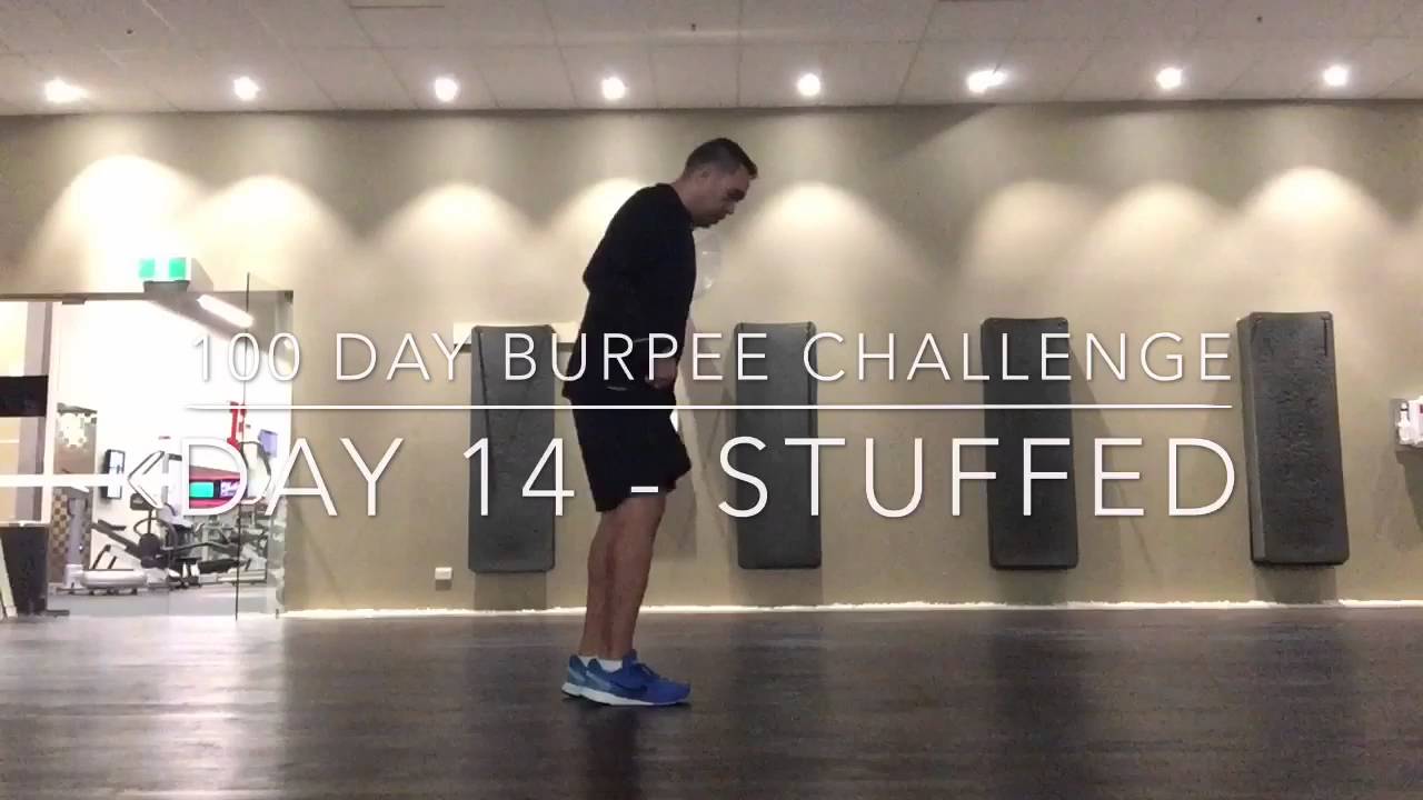 100 Day Burpee Challenge - day 14 - YouTube