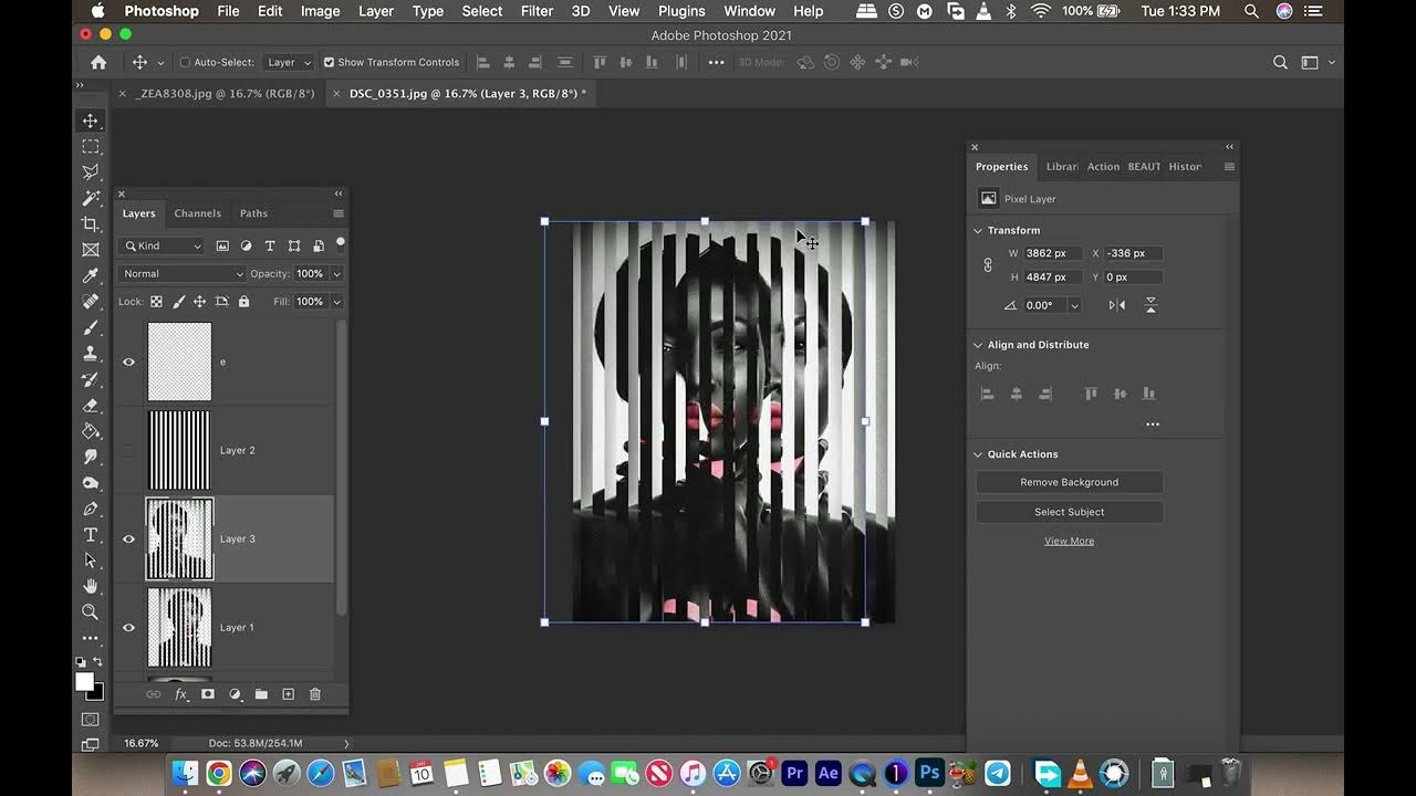 Time-lapse(how to create jail effect in Photoshop) - YouTube
