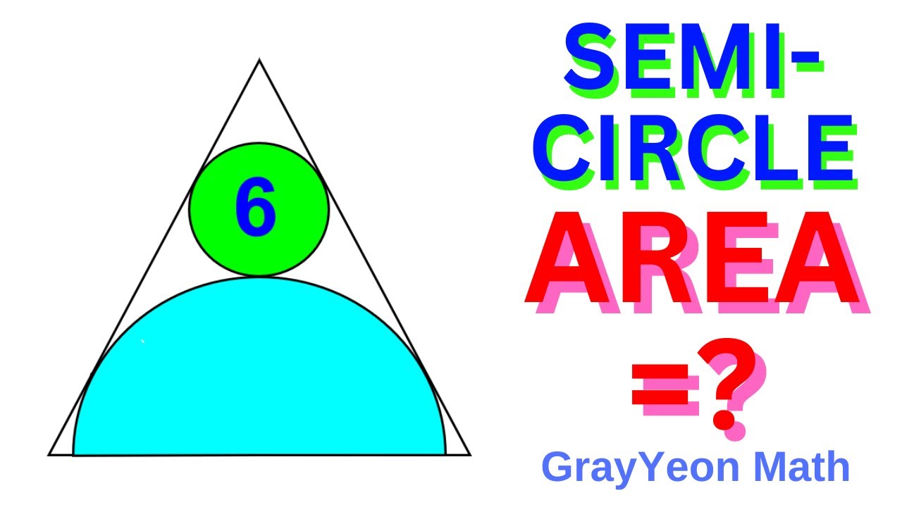 Find The Area Of The Semi Circle Geometry Skills Math Puzzles YouTube find-the-area-of-the-semi-circle-geometry-skills-math-puzzles-youtube