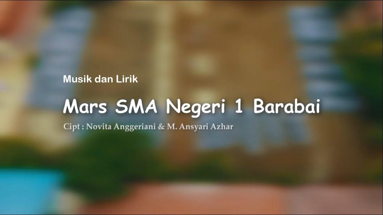 Mars SMA Negeri 1 Barabai dengan Lirik - YouTube