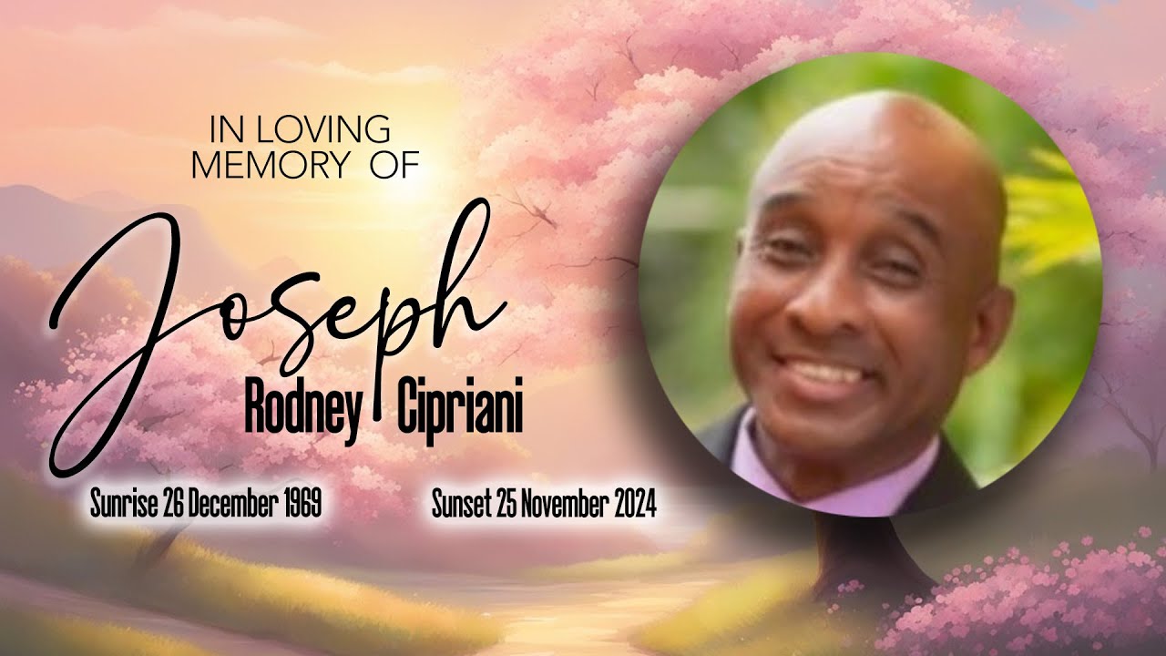 Celebrating The Life Of Joseph Rodney Cipriani - YouTube