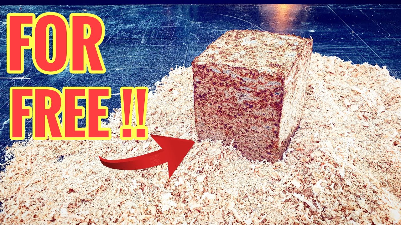 Build this simple Wood Briquette Press and save Money!!! - YouTube