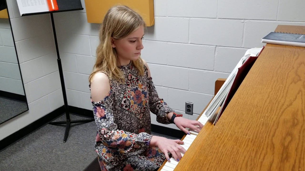 Kyra warming up for Piano Festival 2020 -1 - YouTube