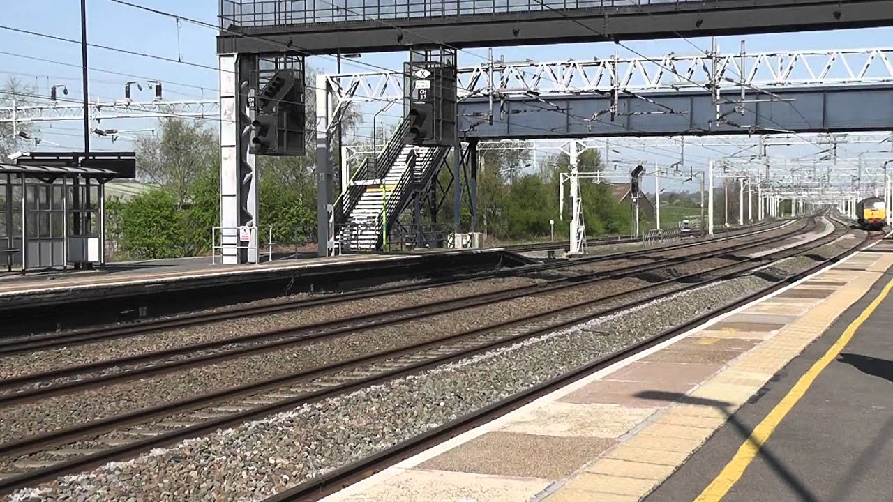 DRS Class 57 57008 & 57009 - Rugeley Trent Valley - Saturday 16th April ...