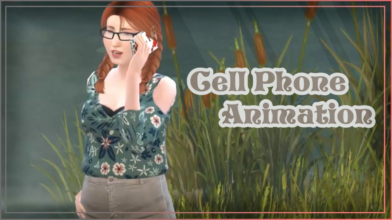 Cell Phone Animation [The Sims 4] - Free Download - YouTube
