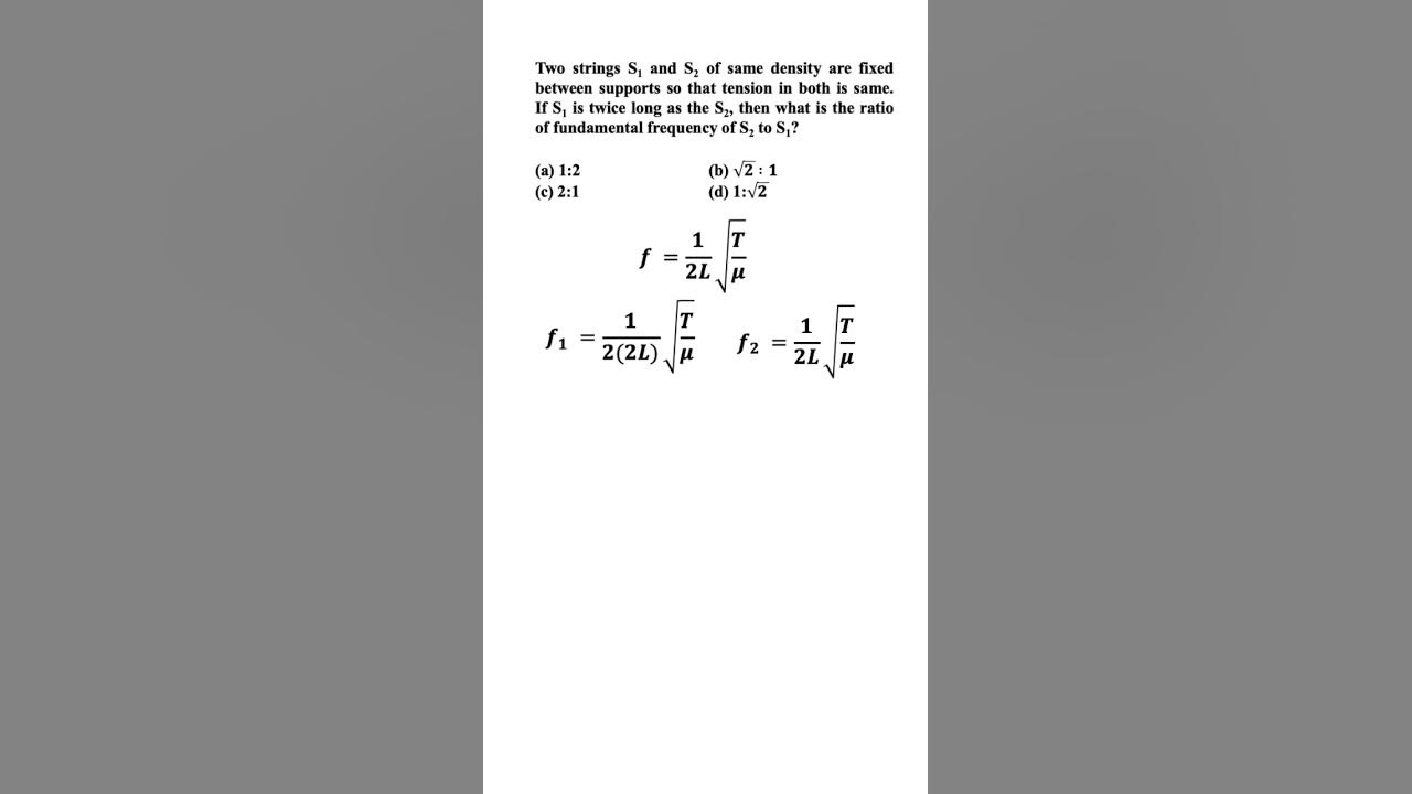 Fundamental Frequency In String Tension Linear Density Harmonics fundamental-frequency-in-string-tension-linear-density-harmonics