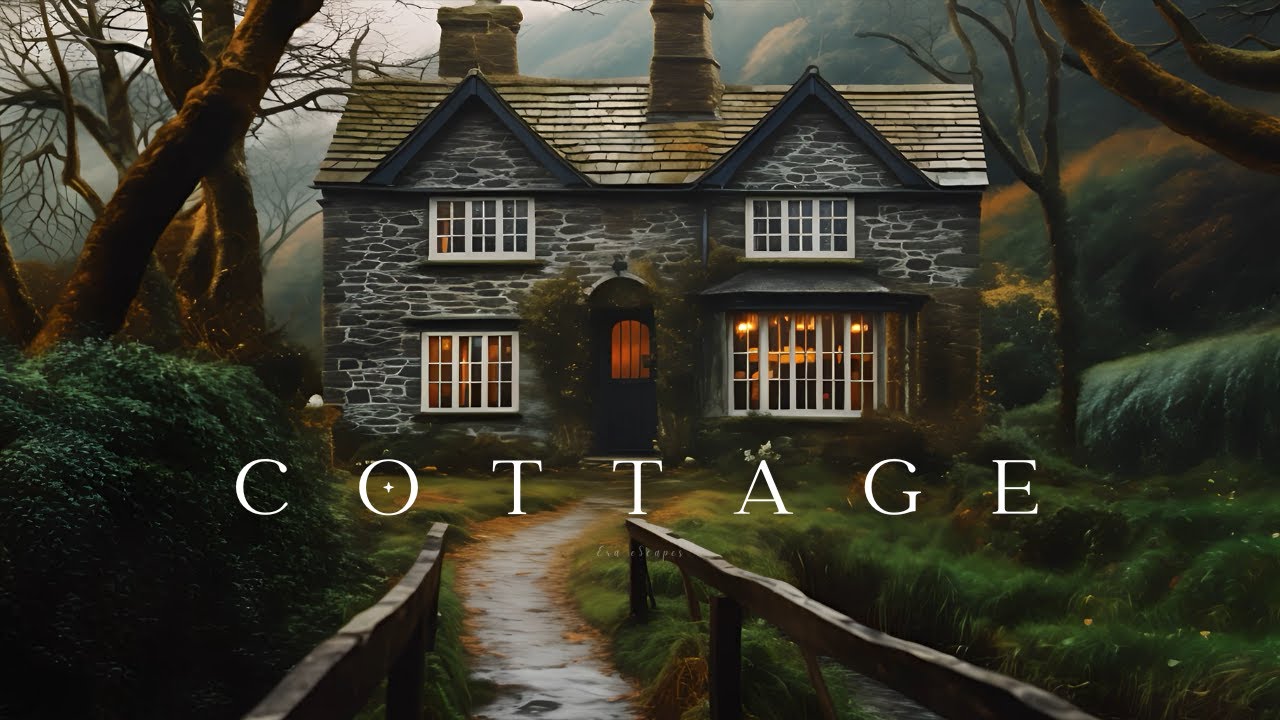 you're at a rainy cottage escaping from it all (dark academia x ...