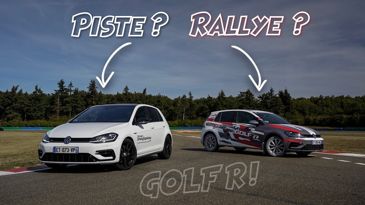 La VW GOLF R en RALLYE et sur PISTE ! [Volkswagen Driving Experience ...