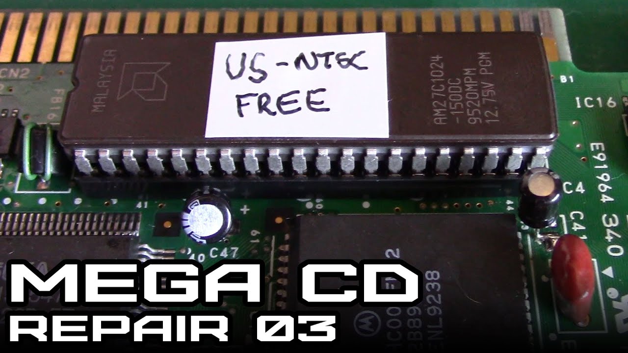 SEGA MEGA CD / Model 1 Repair - Part 03 - YouTube