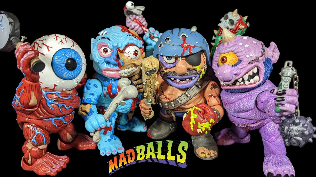 Premium DNA Madballs Series 1 Madular Action Figures Review - YouTube