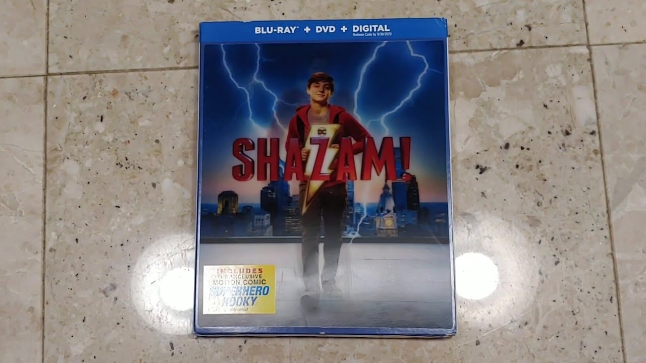 Shazam! Blu-Ray,DVD, Digital Unboxing! - YouTube