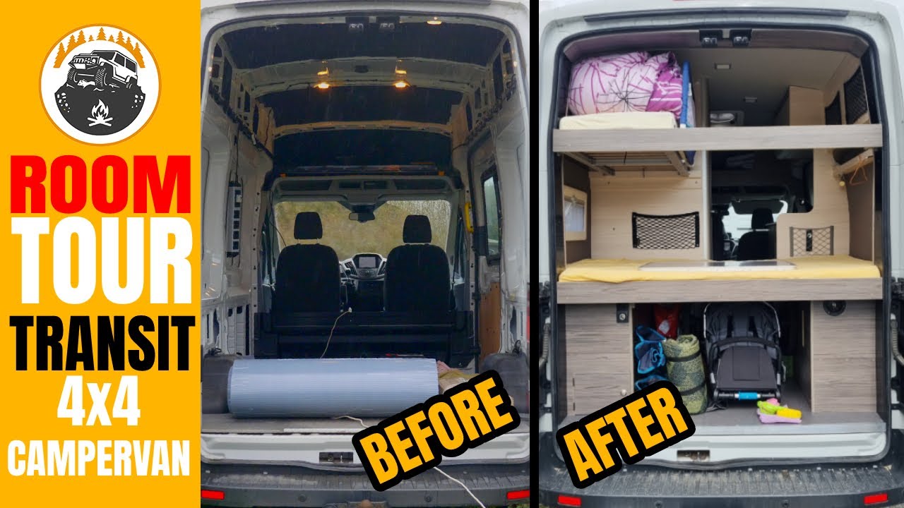 VAN TOUR: Expediční Transit 4x4 |Transit Trail AWD Off grid camper ...