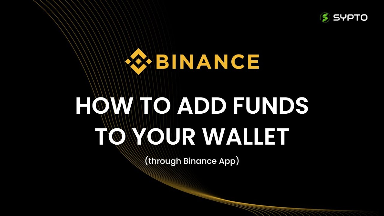 Binance - How to add funds to your Binance Wallet | Mobile App - YouTube