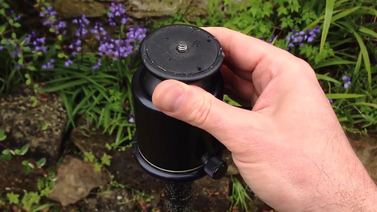 A 'Ball and Socket' Camera Mount on a Photographic Tripod - YouTube