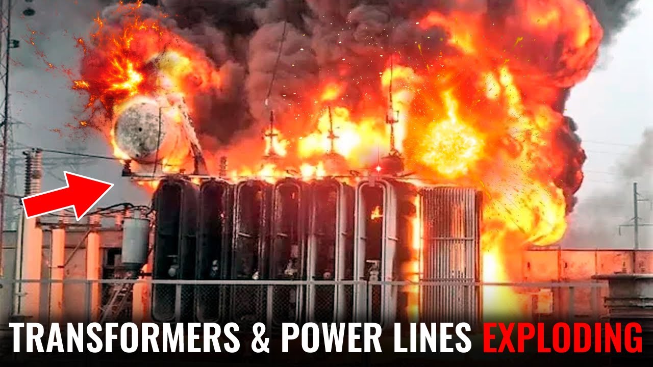 50 Powerline and Transformer Explosions Caught On Camera - YouTube