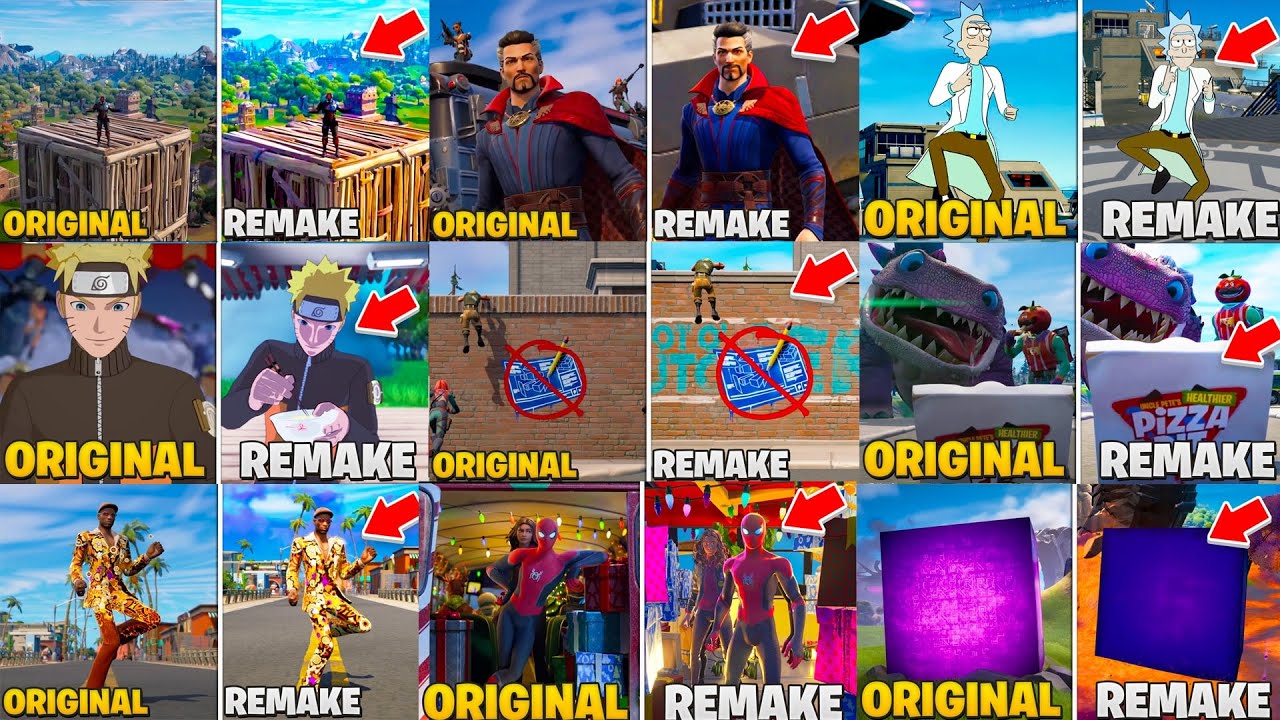 THE BEST Fortnite Trailer Remakes I’ve made... - YouTube