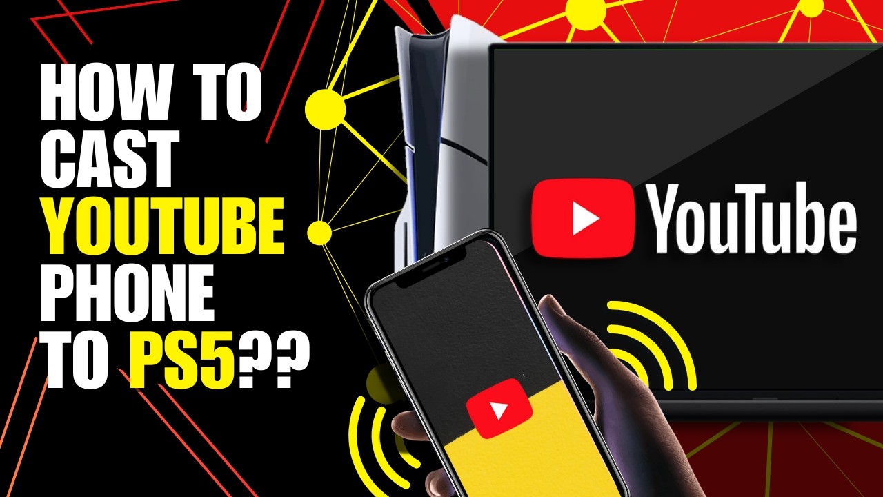 HOW TO CAST YOUTUBE PHONE TO PS5 - YouTube