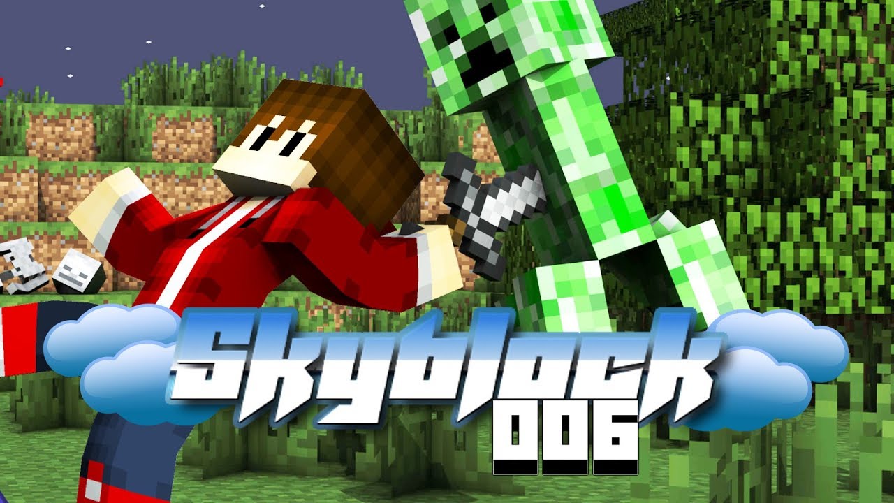 Minecraft Skyblock #06 🌞Creeper | Minecraft Skyblock Deutsch - YouTube