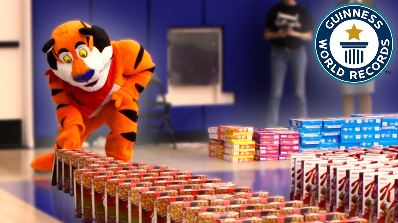 Longest Cereal Box Domino Topple Guinness World Records YouTube longest-cereal-box-domino-topple-guinness-world-records-youtube