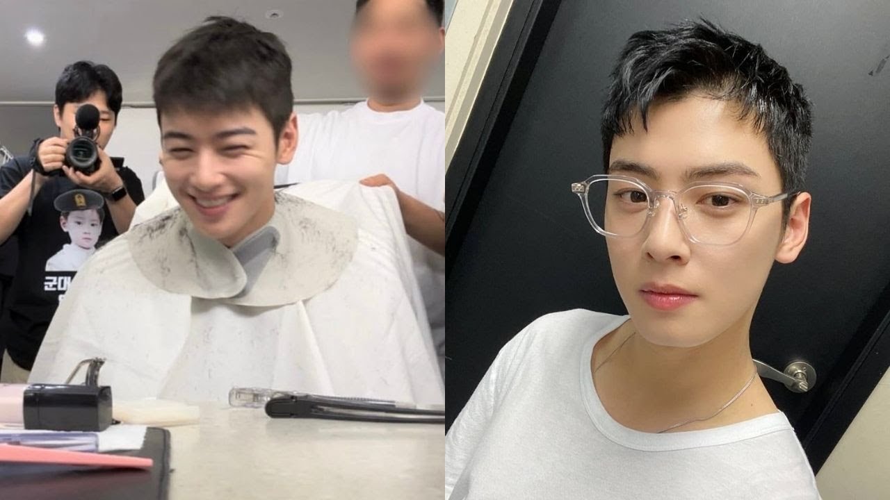 "Fans' Tears Are Spilled! Cha Eun-woo Officially Farewells & Cuts Hair ...