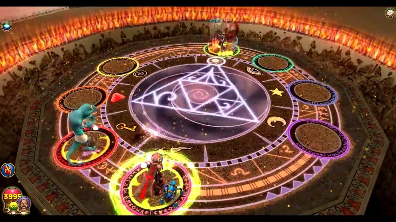 Wizard101 - Promethean Balance vs. Fire w/ Jade Gear - YouTube