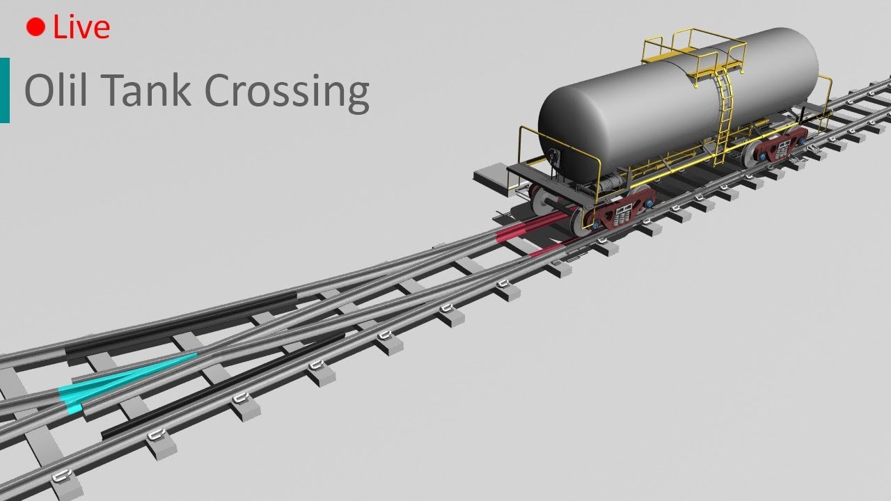 Oil Tank Track Switches and Crossing - YouTube
