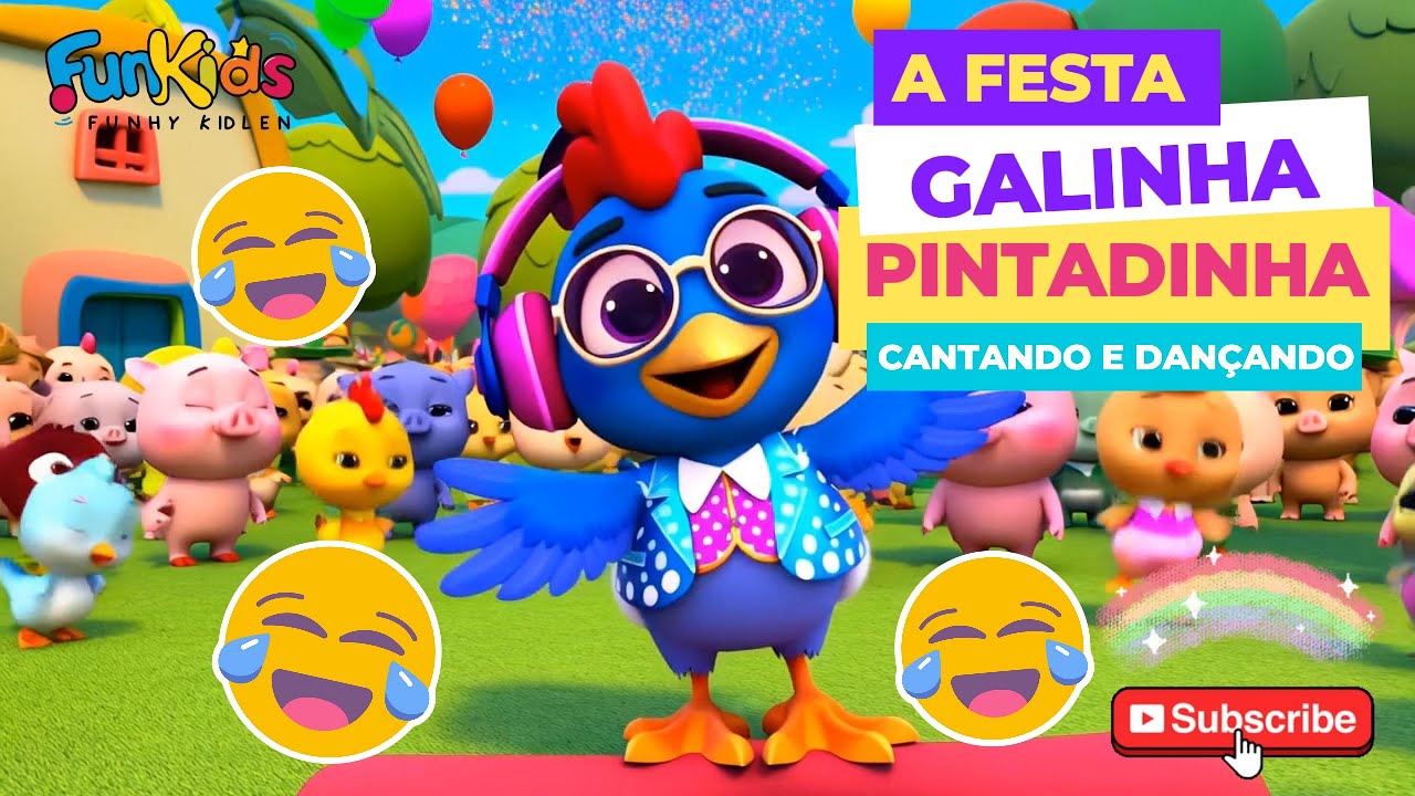 🎶🐔 A Galinha Pintadinha Mini virou DJ e está pronta para animar a festa ...