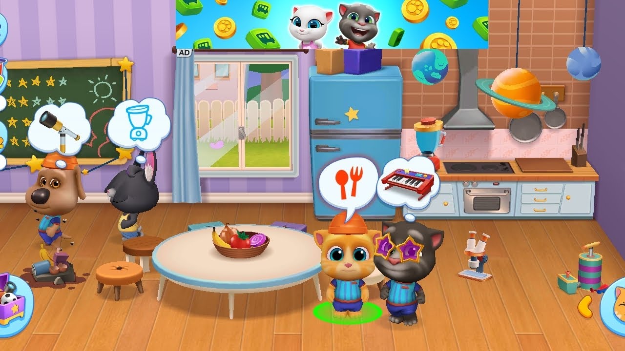 Tom eating bathing sleep 😴🥰 talking tom friend viralvideo ...