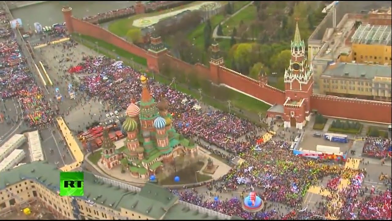 Russia May 1st Parade, Red Square 2015 - YouTube