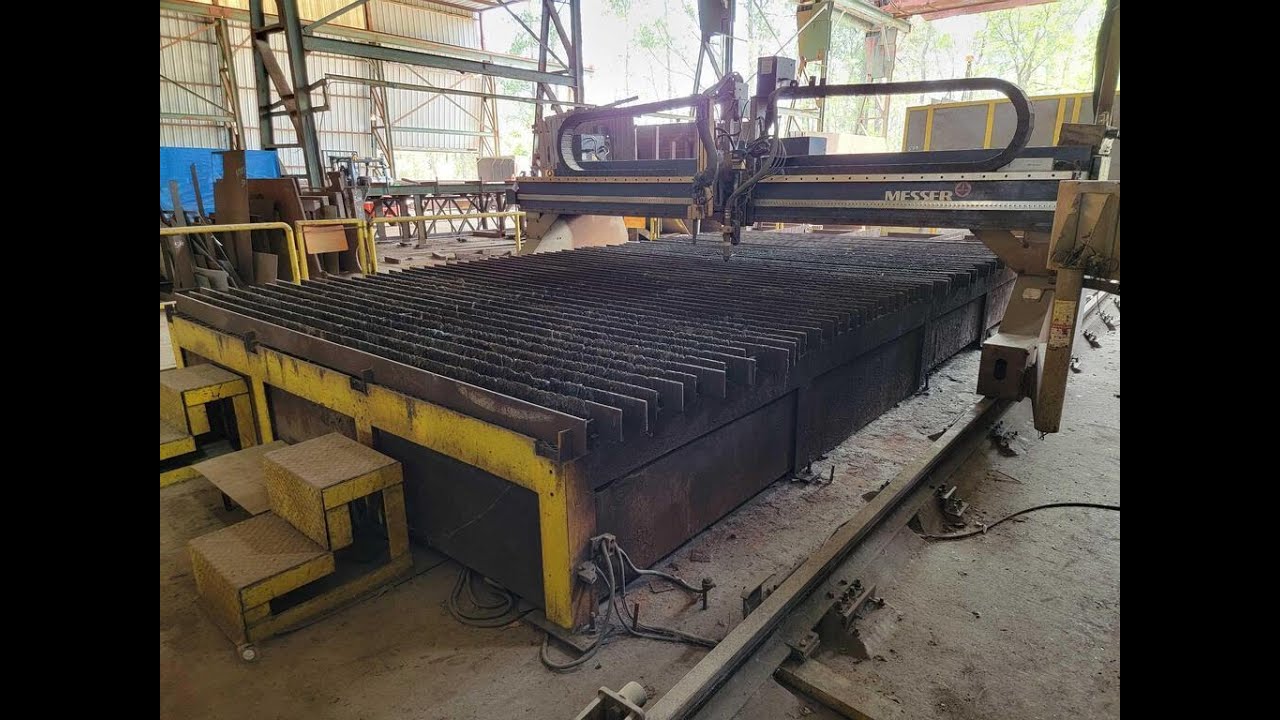 12' X 20' 2008 MESSER TITAN 12-4 PLASMA TABLE: STOCK 16719 - YouTube