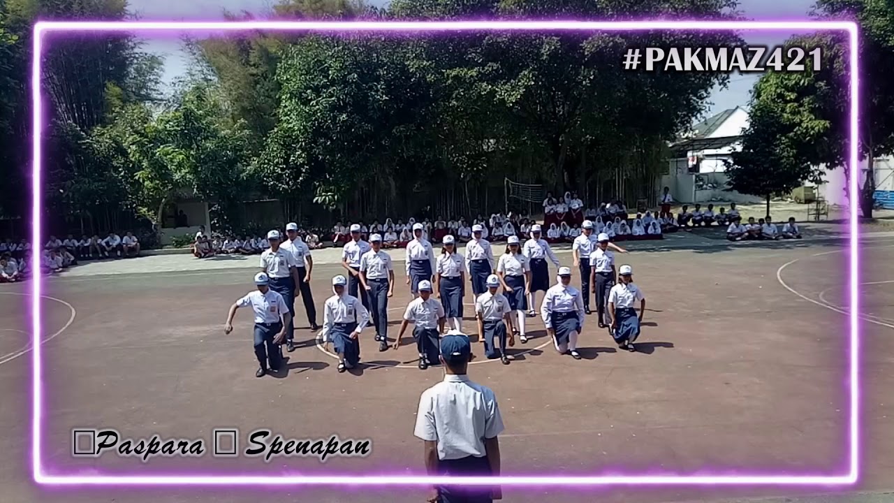 PASPARA SPENAPAN MENGAGUMKAN PERFOM DI DEPAN SISWA BARU MPLS 2018 - YouTube