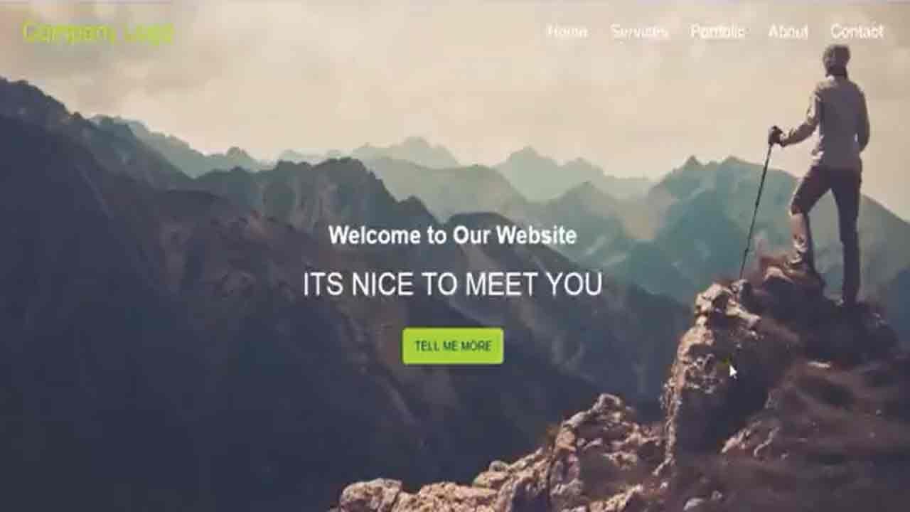 Simple Website From Scratch Using Html Css And Bootstrap Create A 0709