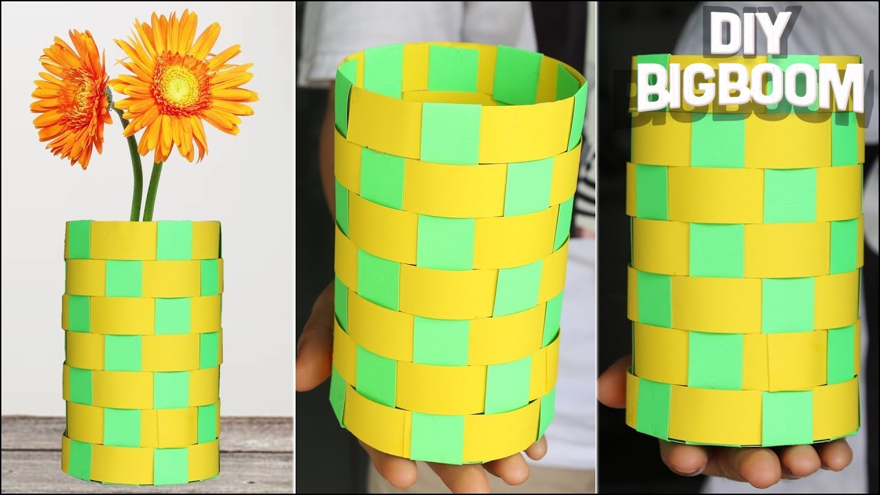 How To Make Paper Flower Vase Step By Step Paper Crafts EASY 2018 how-to-make-paper-flower-vase-step-by-step-paper-crafts-easy-2018
