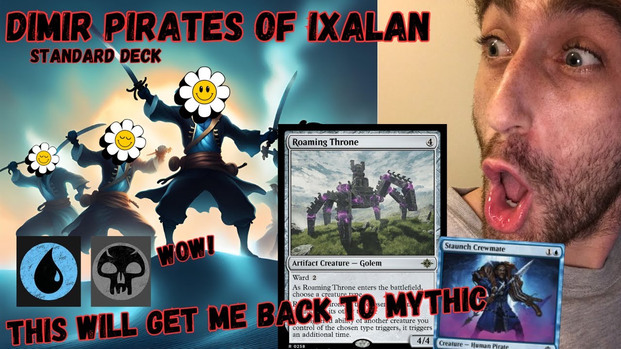 DIMIR Pirates of Caverns of Ixalan, w/ a Twist! Roaming Throne Doubling ...