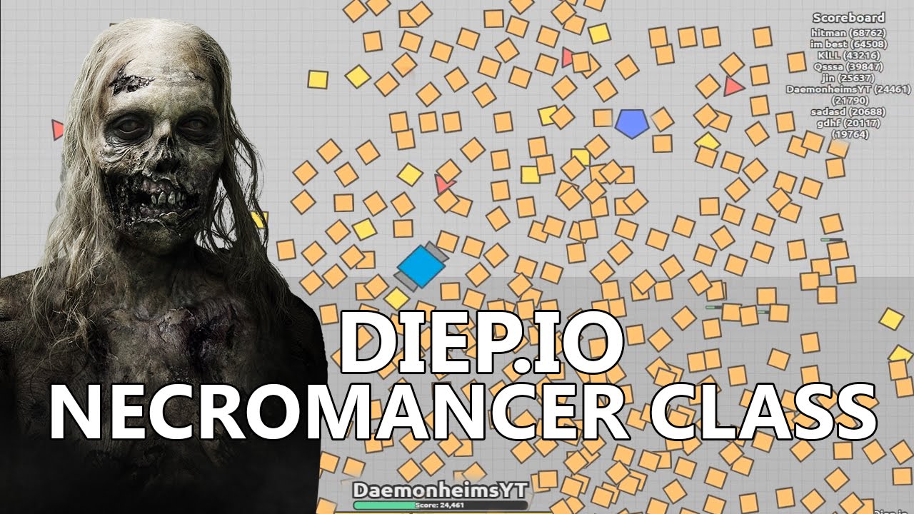 How to play as Necromancer in Diep.io | NEW CLASS | MAY 18 UPDATE ...