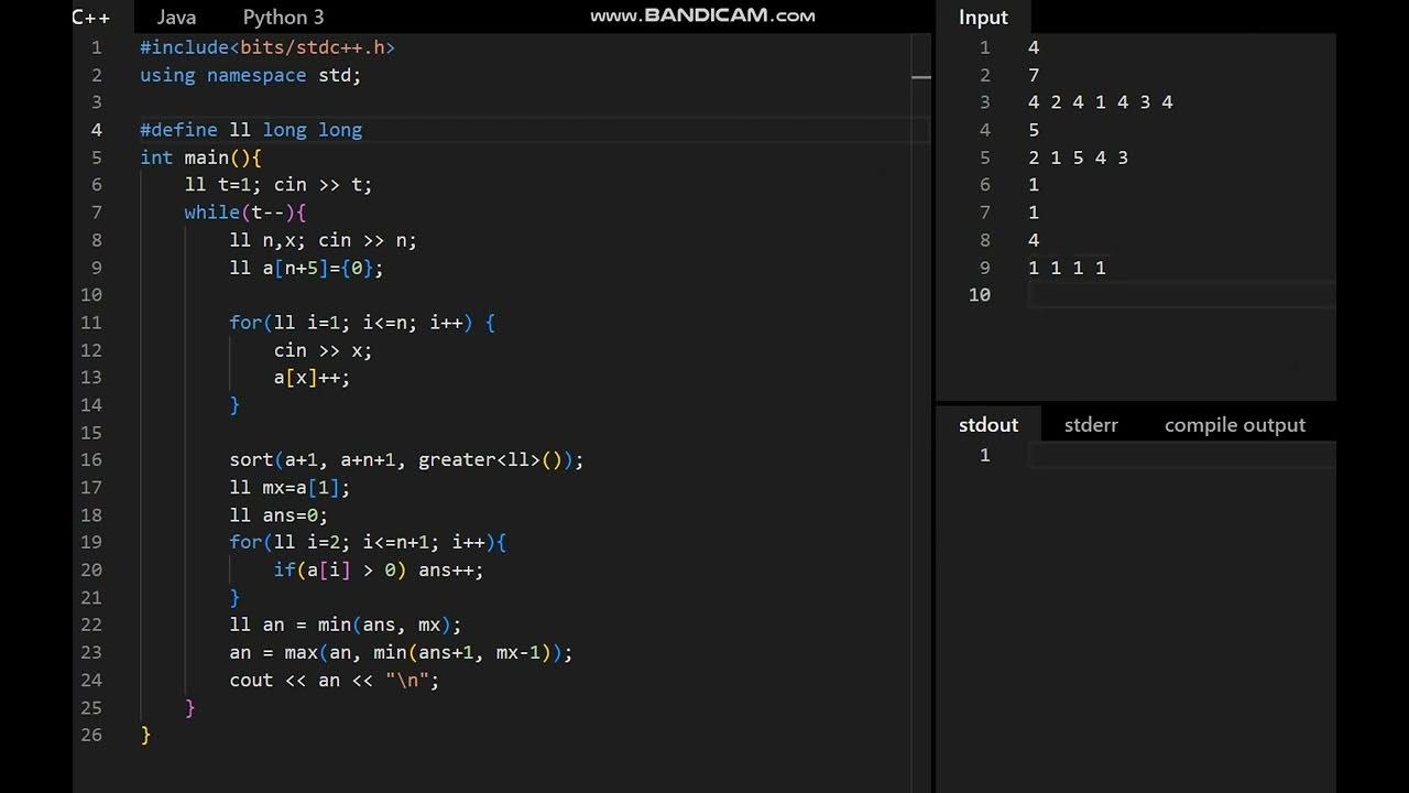 C. Two Teams Composing Solution | Codeforces Round 634 (Div. 3) - YouTube